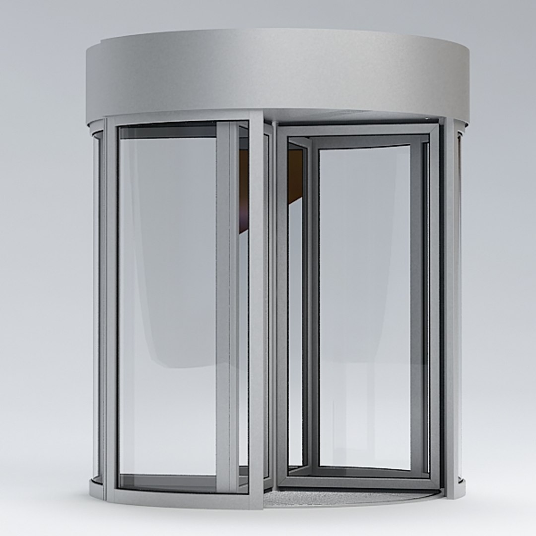 3d revolving door