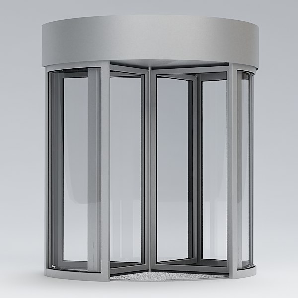 3d revolving door