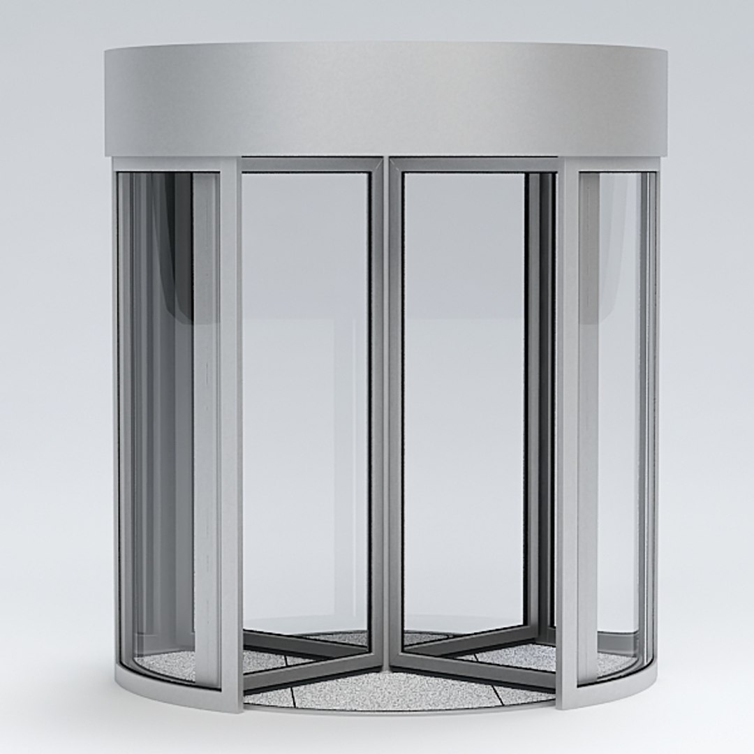 3d revolving door