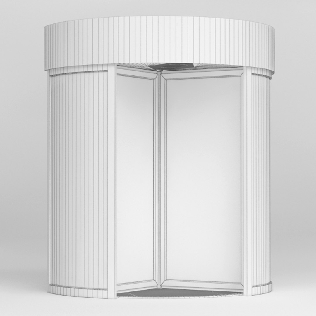 3d revolving door