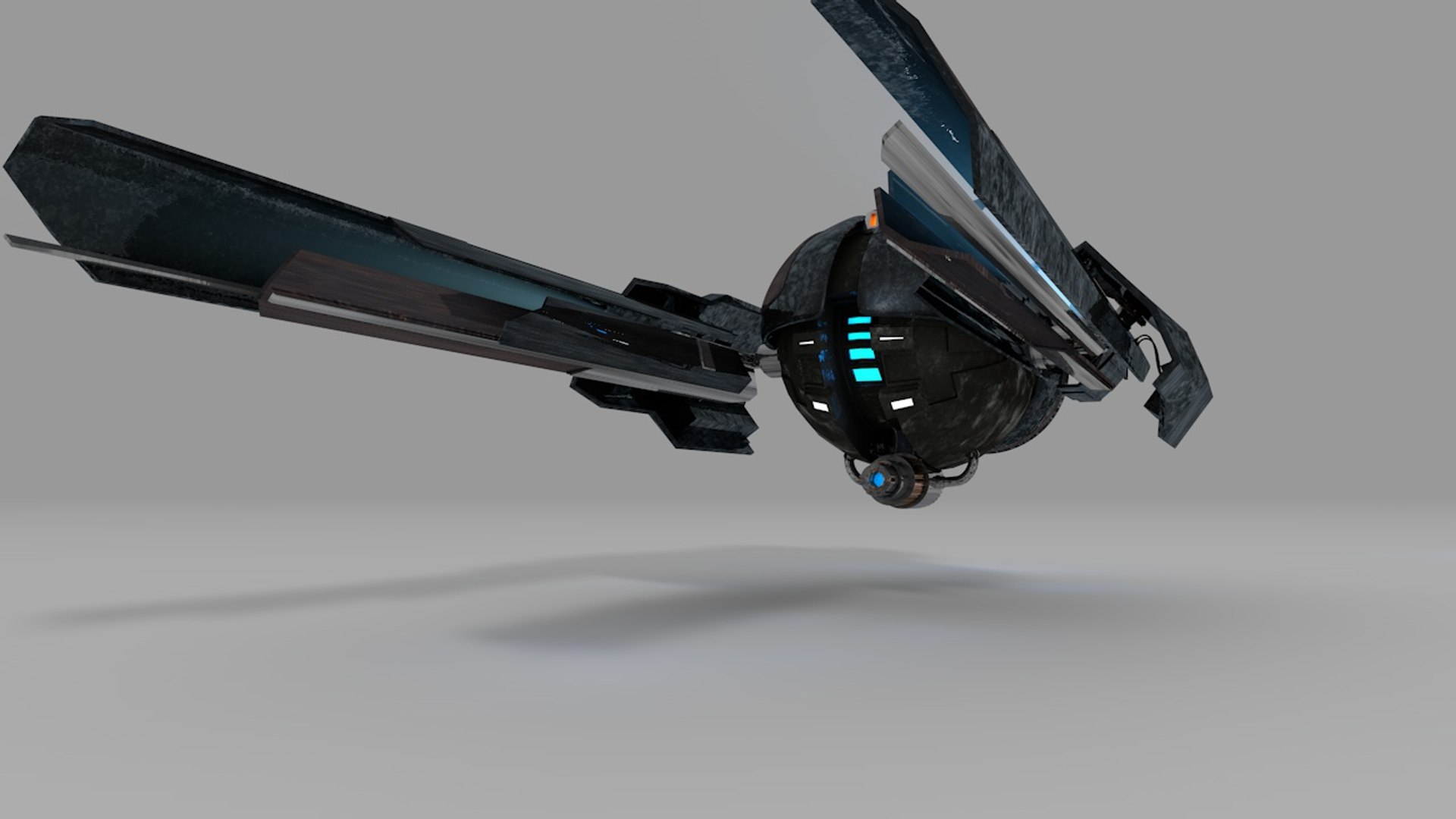 Spaceship Cannon 3d Model