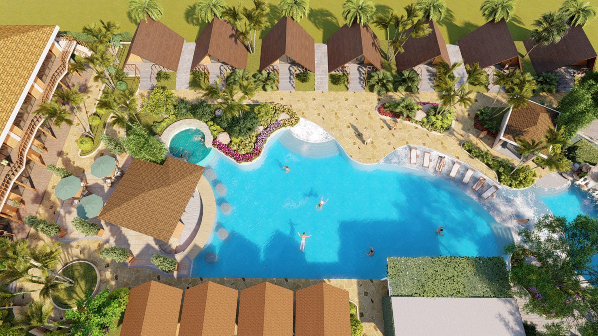 3D Resort Model - TurboSquid 1743195