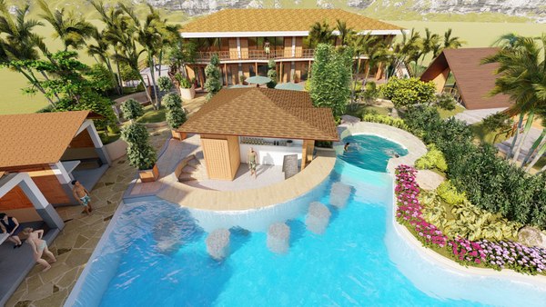 3D Resort model - TurboSquid 1743195