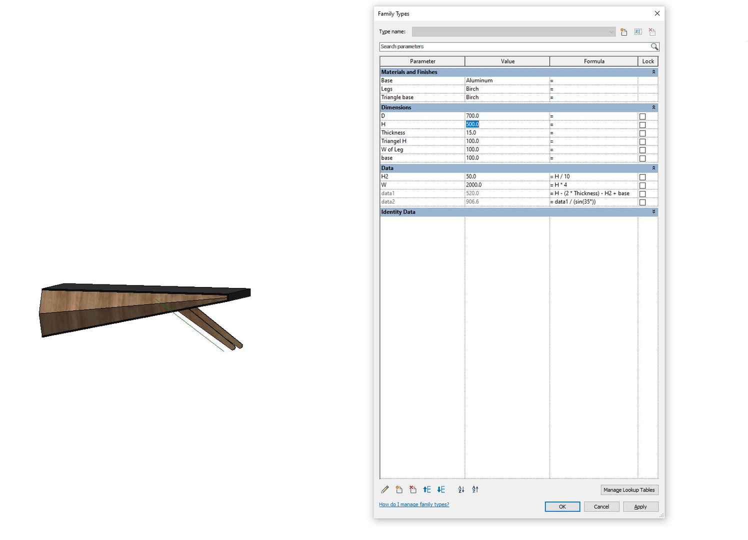 modèle 3D de Mobilier spécial - Famille Revit paramétrique complète ...
