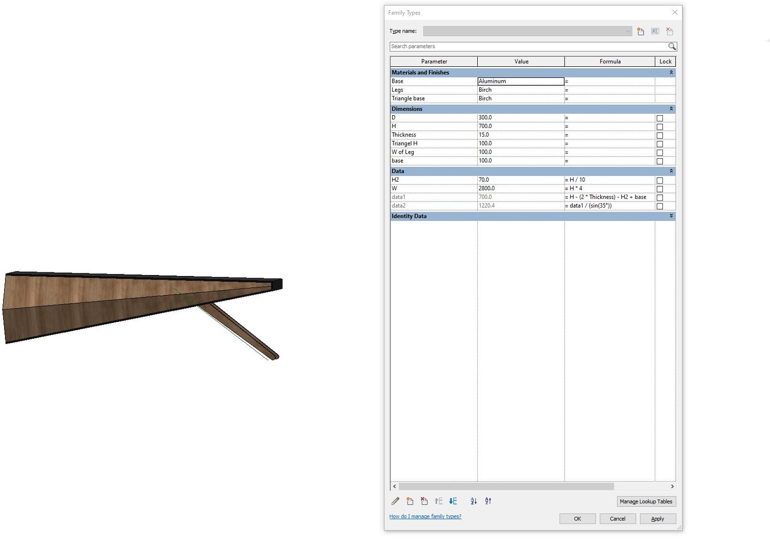 3D Revit Family Parametric Model - TurboSquid 1678613