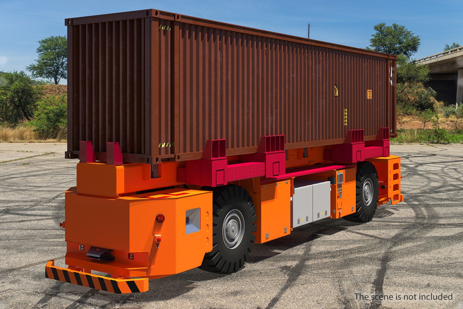 Agv Generic Container Cargo Model - TurboSquid 1376087