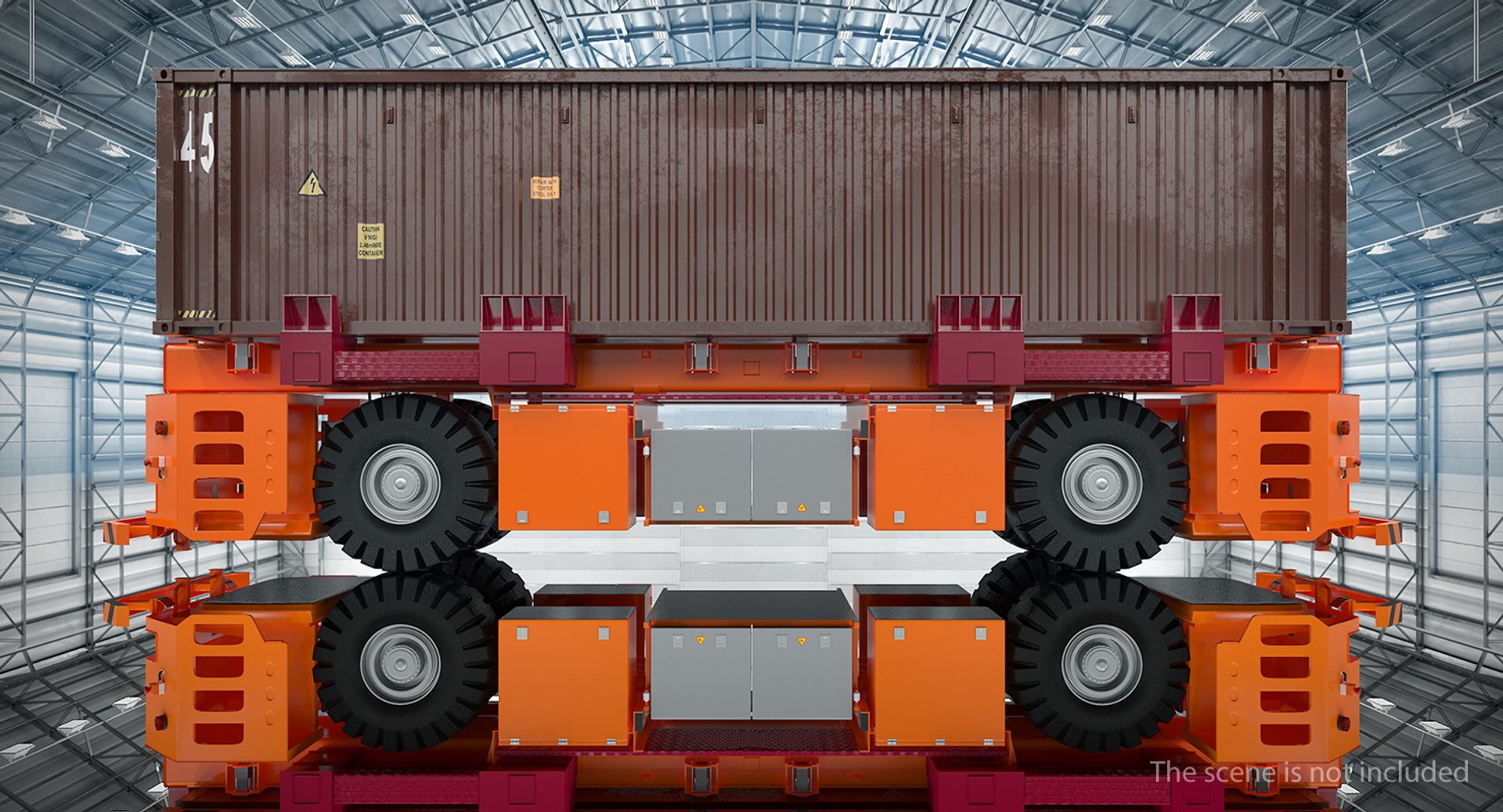 Agv Generic Container Cargo Model - TurboSquid 1376087