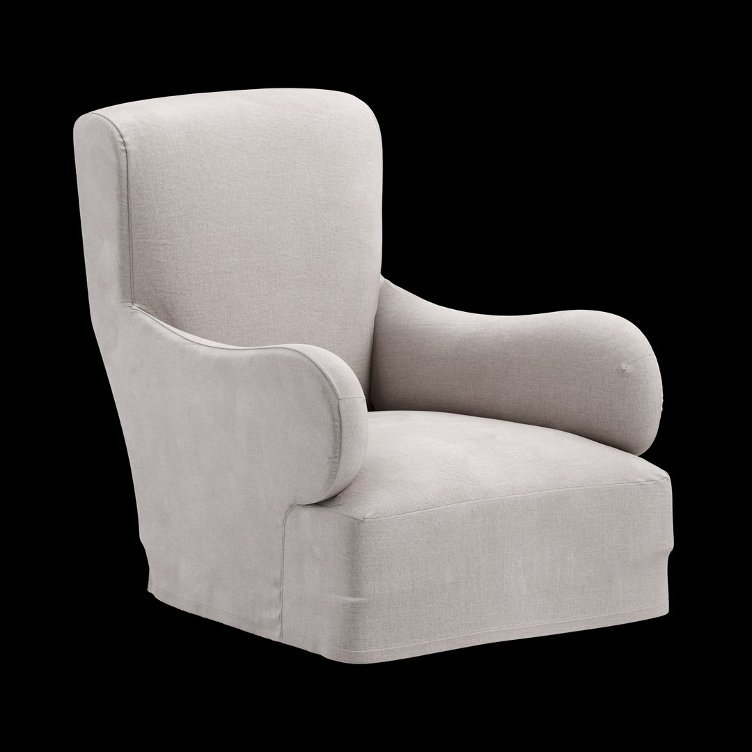 King Armchair by Oliver Gustav model - TurboSquid 2033040