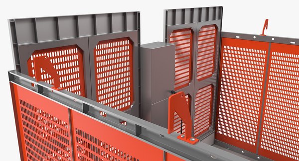 Construction hoist foundation 3D - TurboSquid 1416191