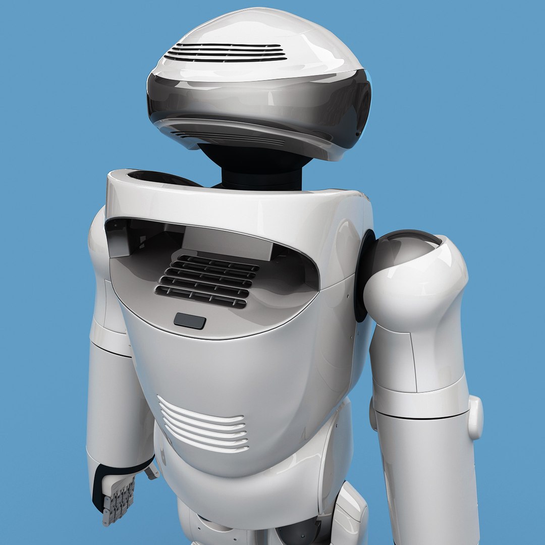 3d Sony Qrio Robot Rigged