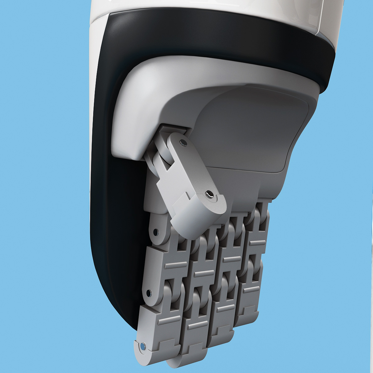 3d sony qrio robot rigged