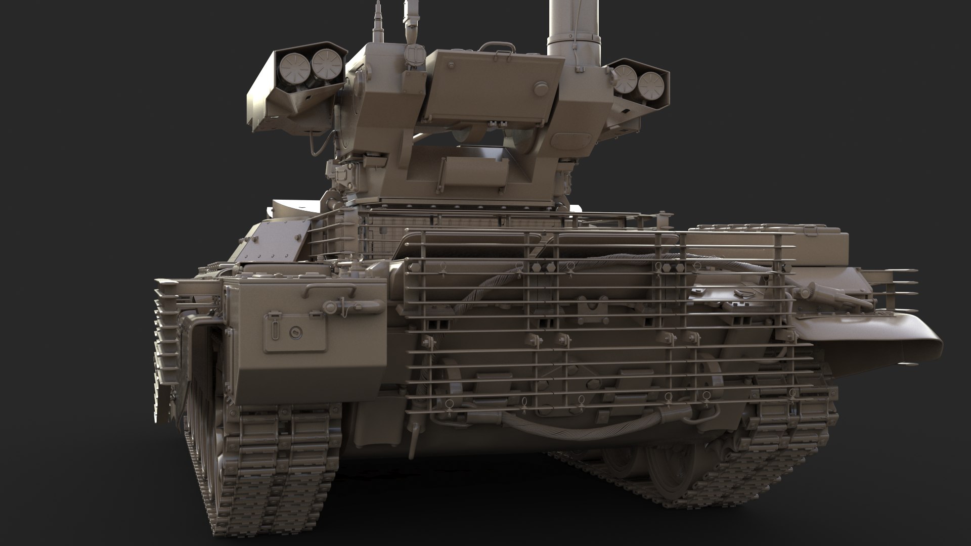 3D Tank Terminator BMP 72 Clay 3D Model - TurboSquid 1965612