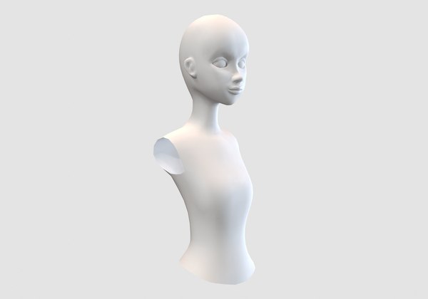 modelo 3d torso femenino basico - TurboSquid 1910299