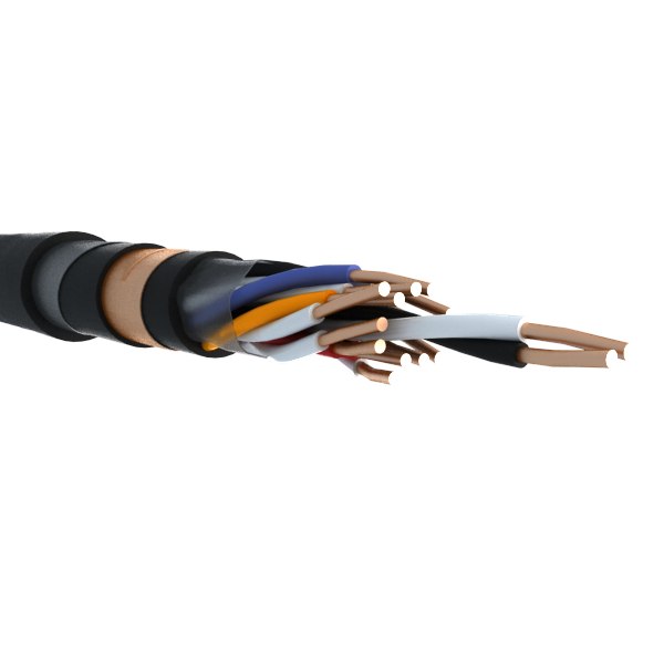 cable fiber optic 3d model