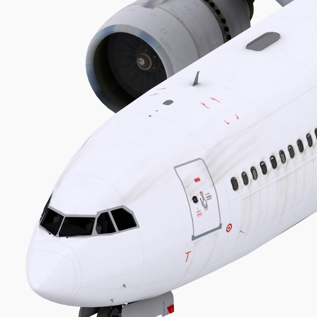 3d model a330-300 ge engine