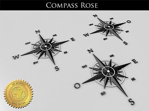 Compass Rose 3D Models for Download | TurboSquid