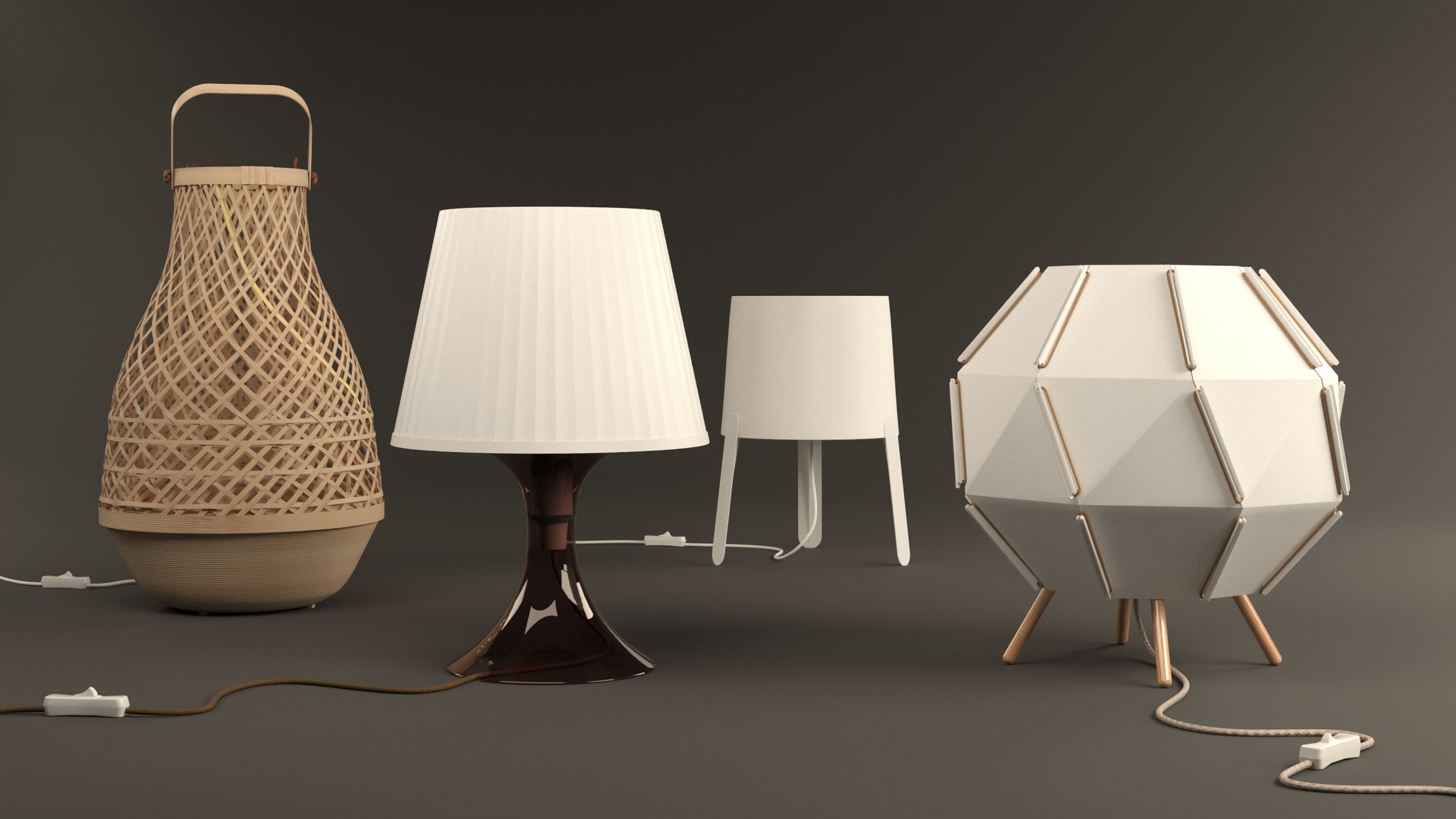 3D lights table model - TurboSquid 1655287