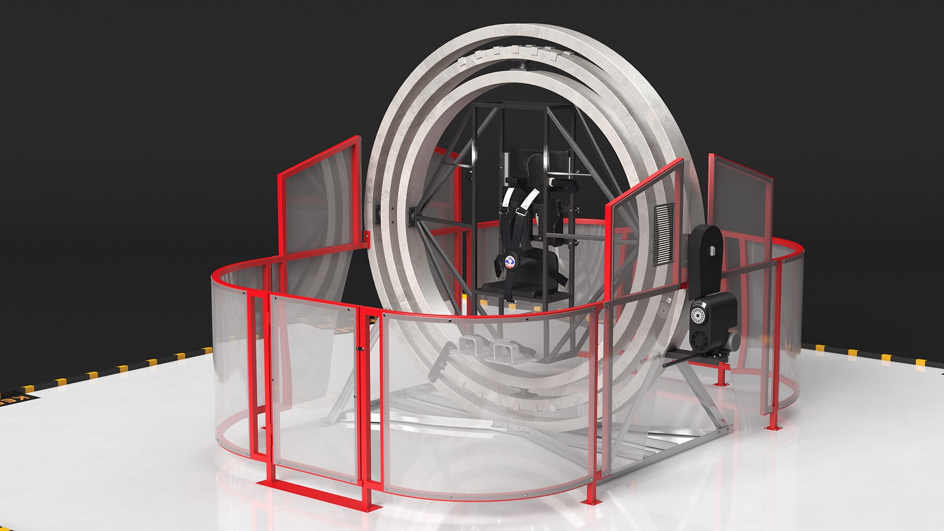 Multi Axis Astronaut Simulator Model - TurboSquid 2156948