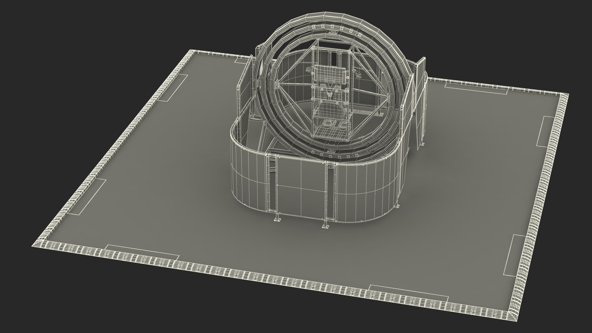 Multi Axis Astronaut Simulator Model - TurboSquid 2156948