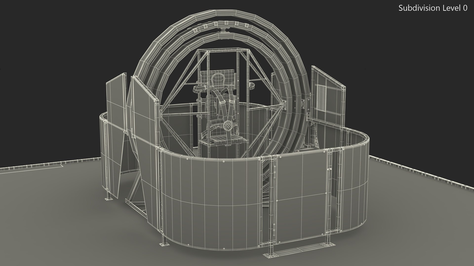Multi Axis Astronaut Simulator Model - TurboSquid 2156948