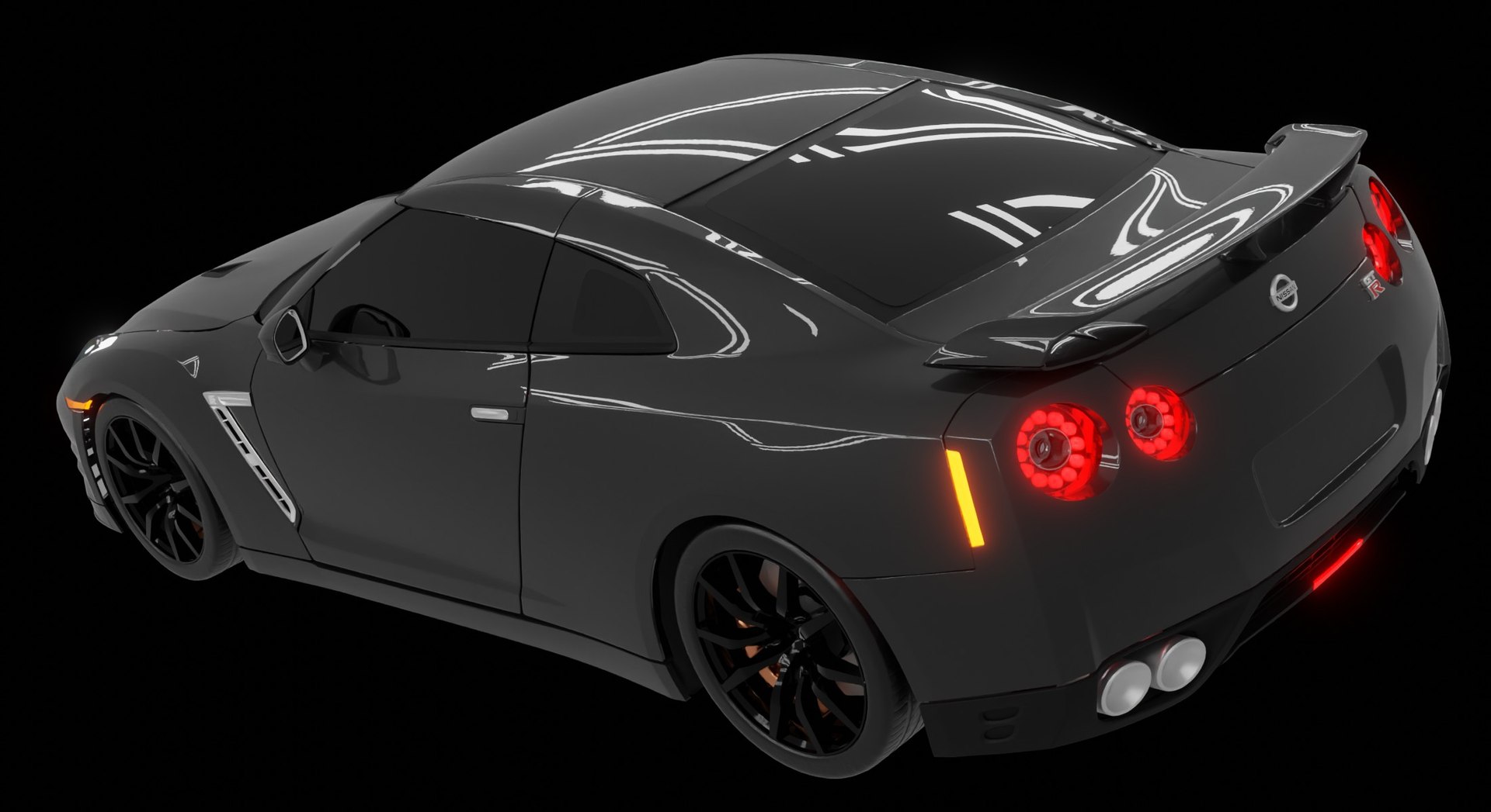 Nissan GTR 3D Model - TurboSquid 2229377