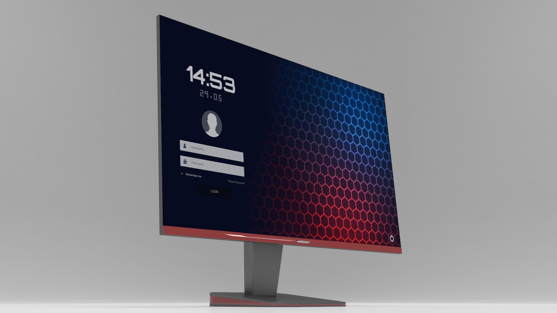 3D model modeled monitor - TurboSquid 1635418