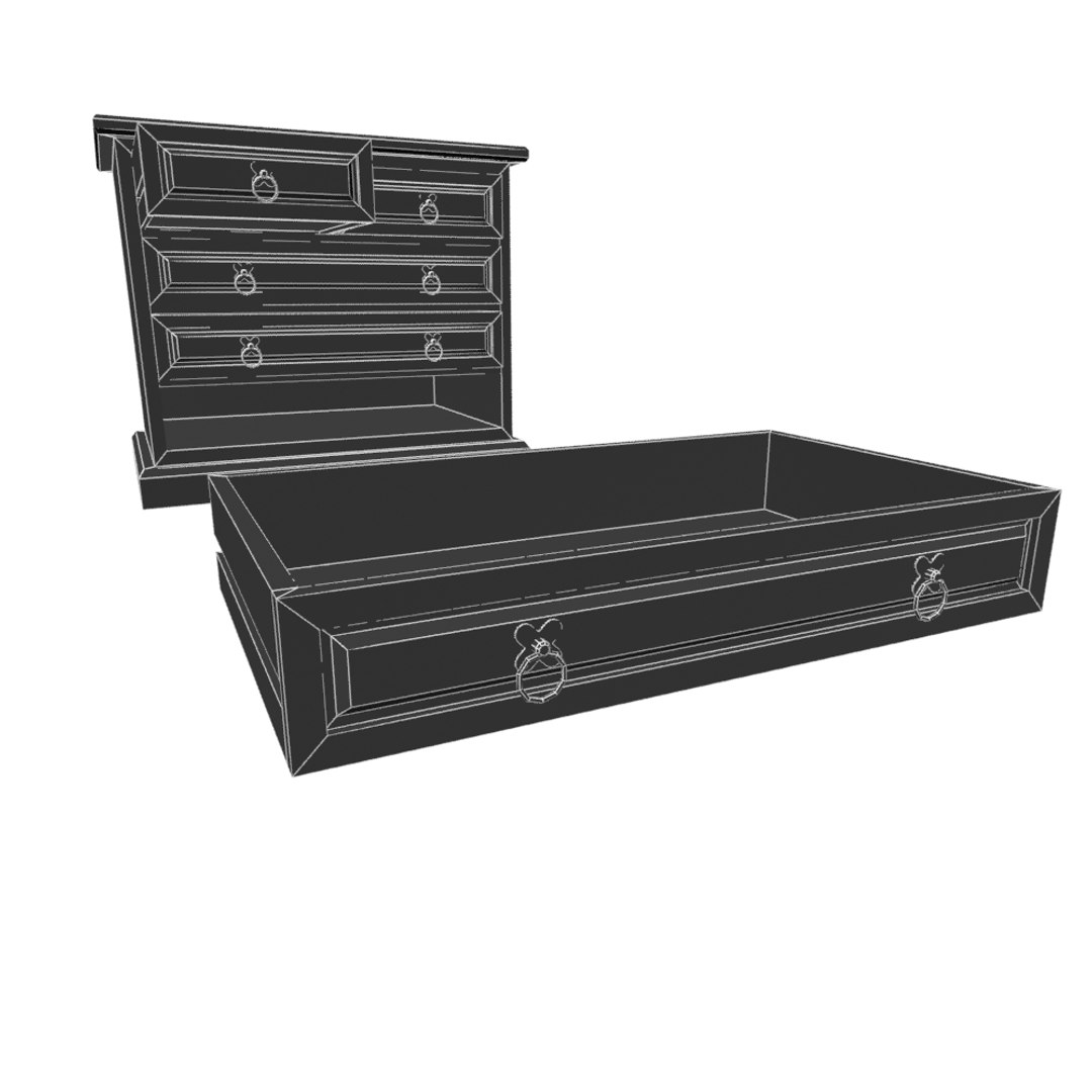 3d Model Chest Drawers