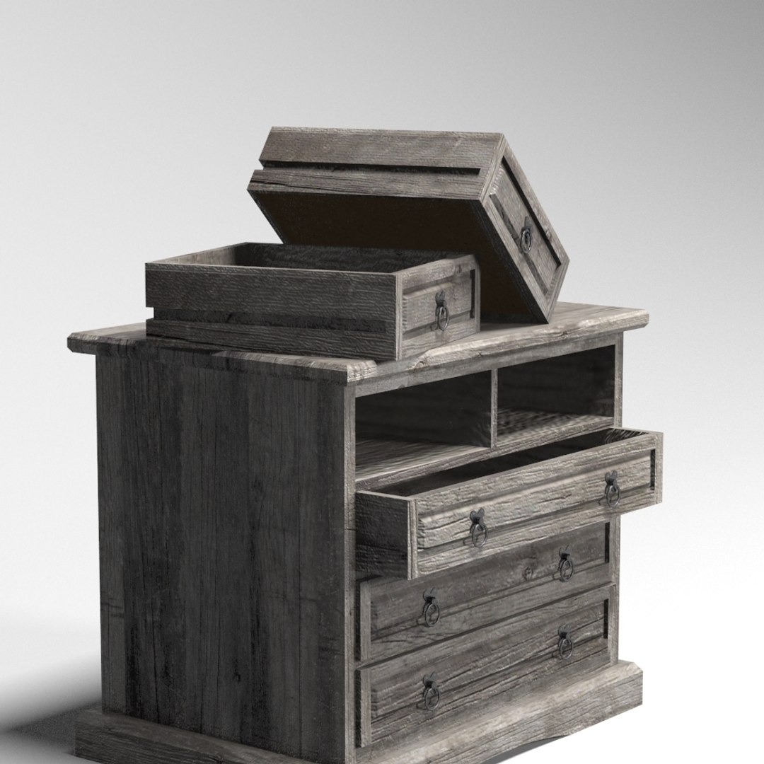 3d Model Chest Drawers