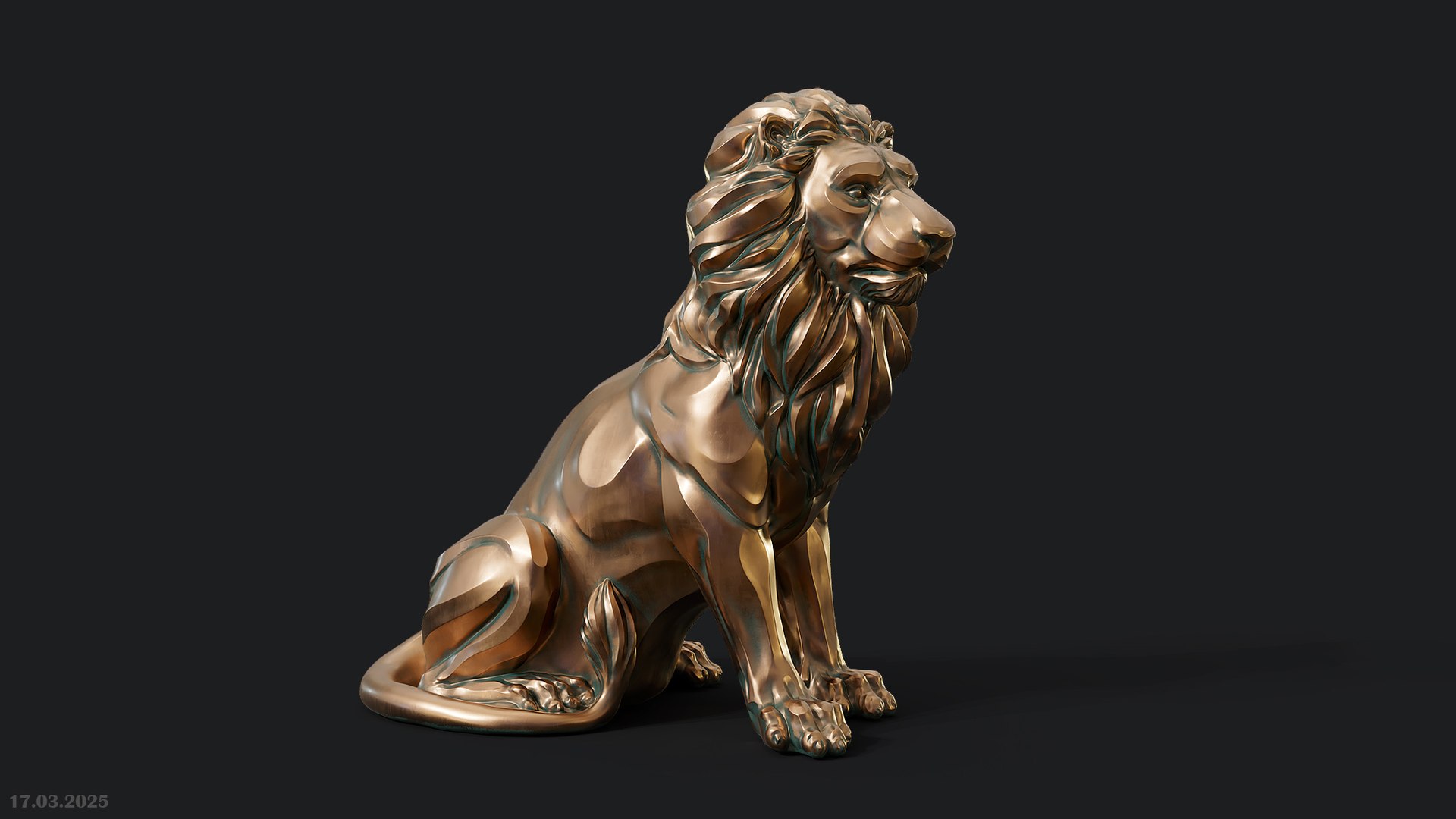 Stylized Sitting Lion 3d Print Model 3D Model - TurboSquid 2376672