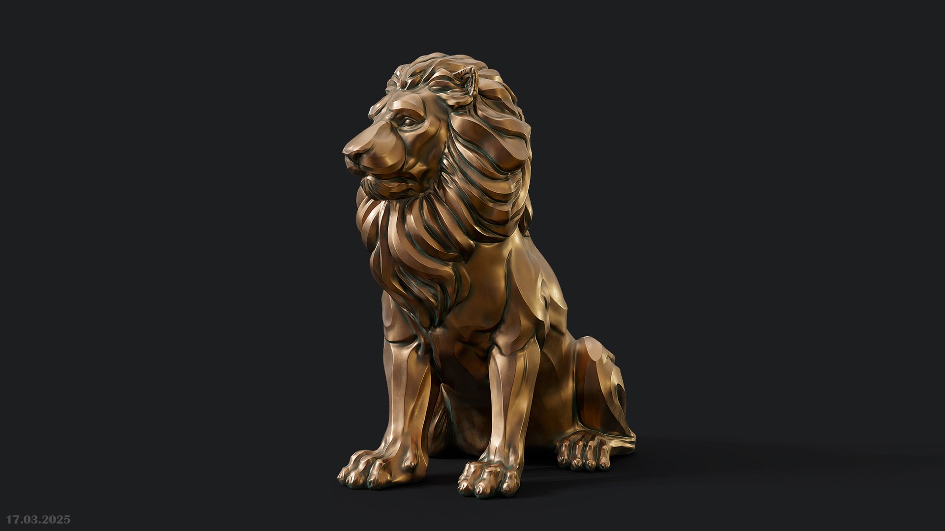 Stylized Sitting Lion 3d Print Model 3D Model - TurboSquid 2376672