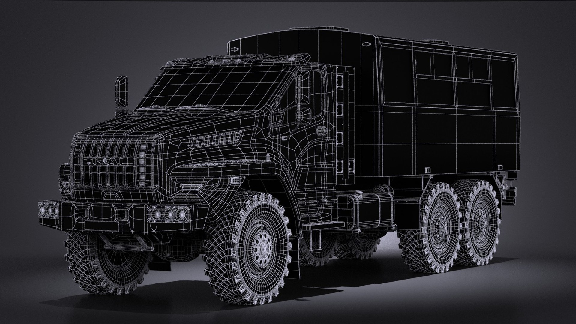 3d Gaz Ural 2015 Model