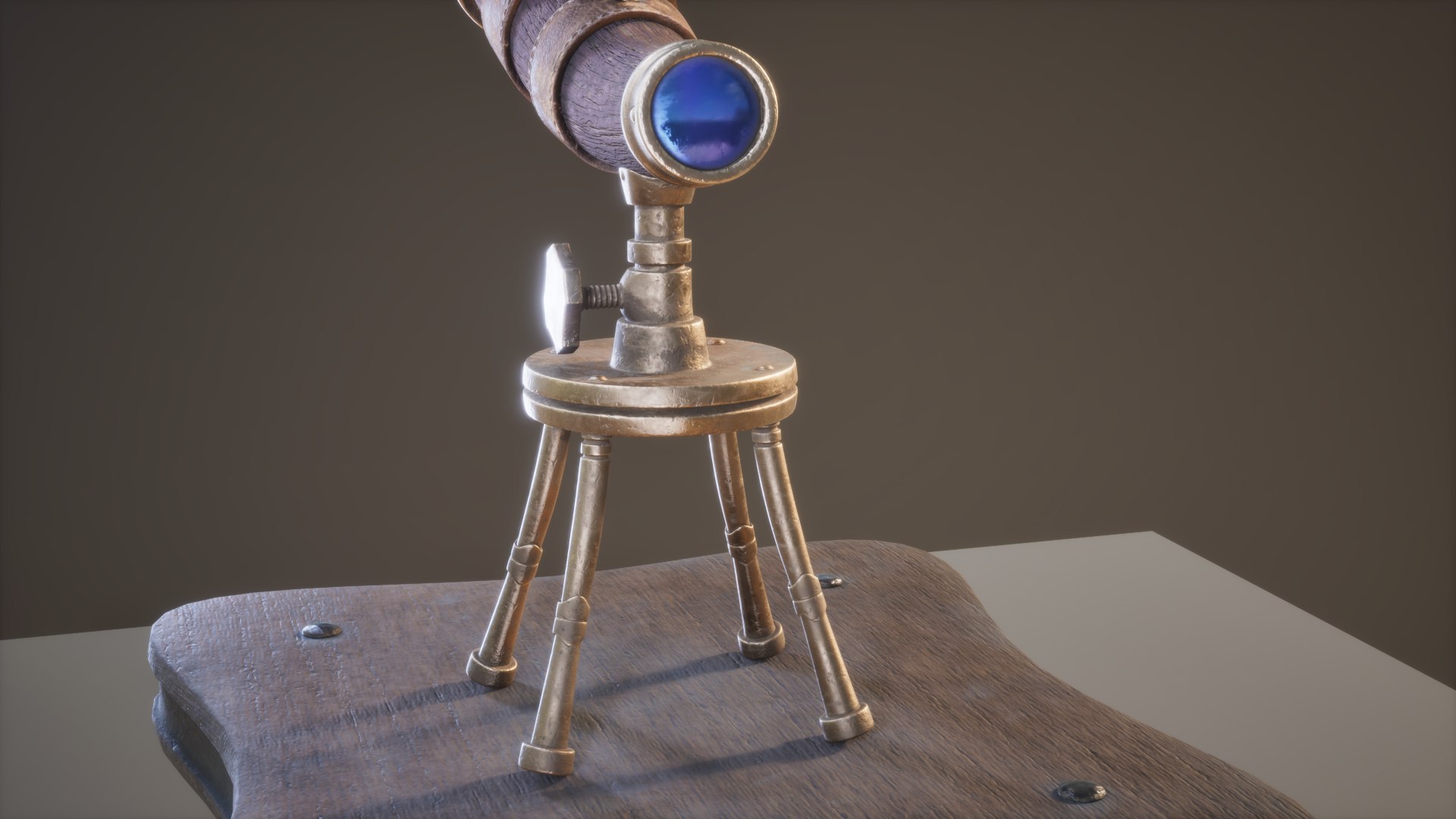 Stylized Telescope - PBR 3D Model - TurboSquid 2271424