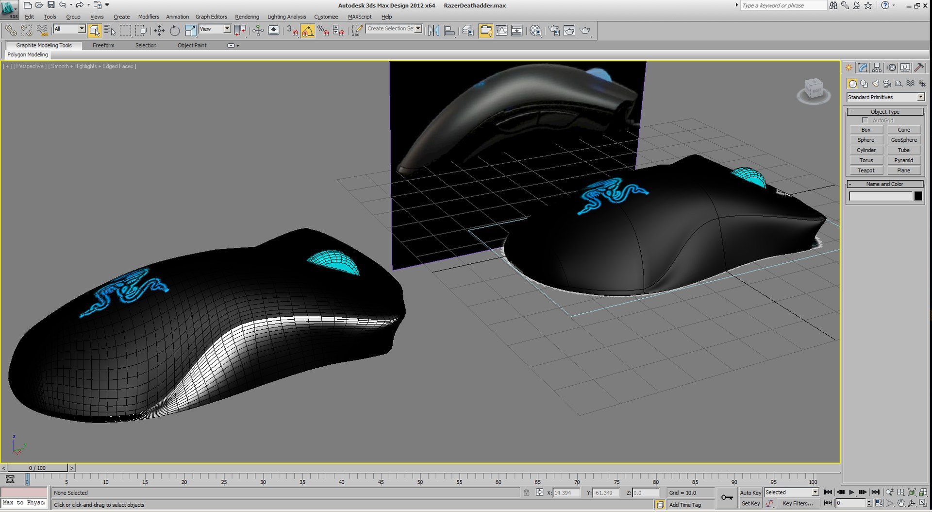 Free Razer Deathadder 3d Model