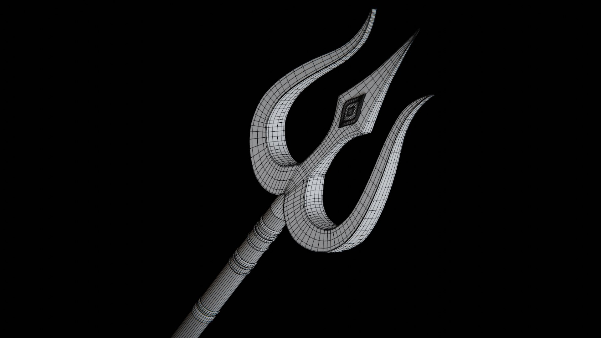 3D Trishul Weapon Model - TurboSquid 1580597