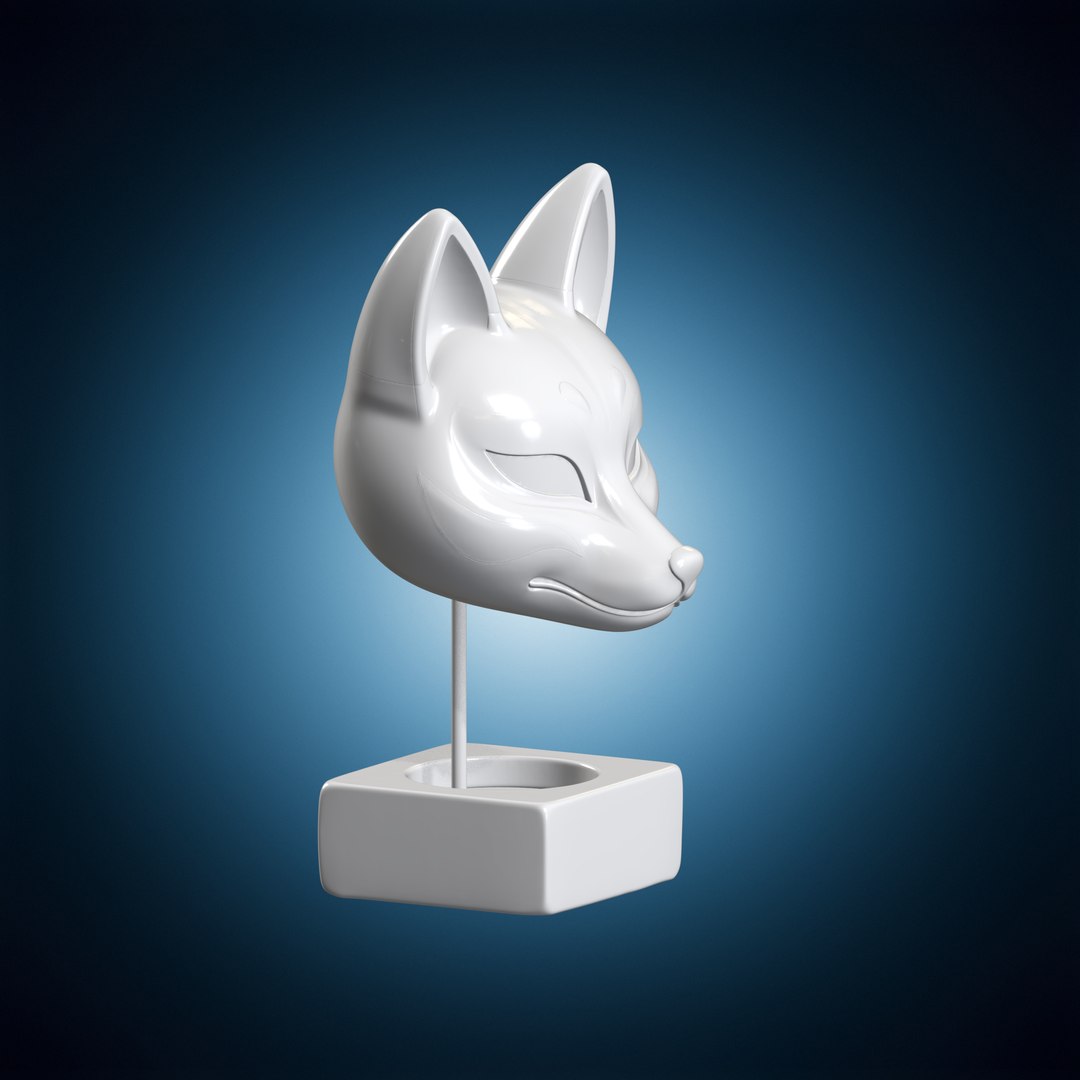 3D Kitsune Incense Holder 3D Print Model Model - TurboSquid 2576750
