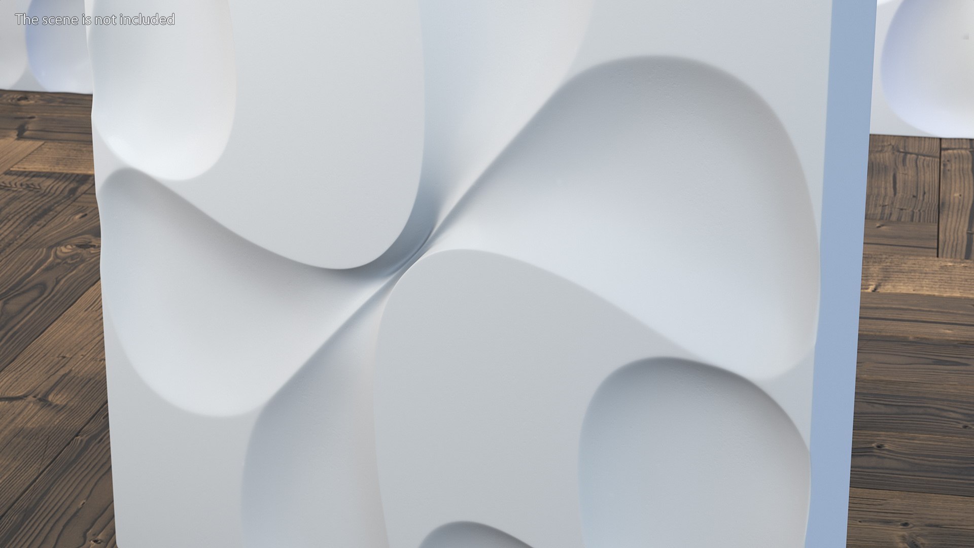 3D Wall Panel Drops Ceramic 3D Model - TurboSquid 1907957