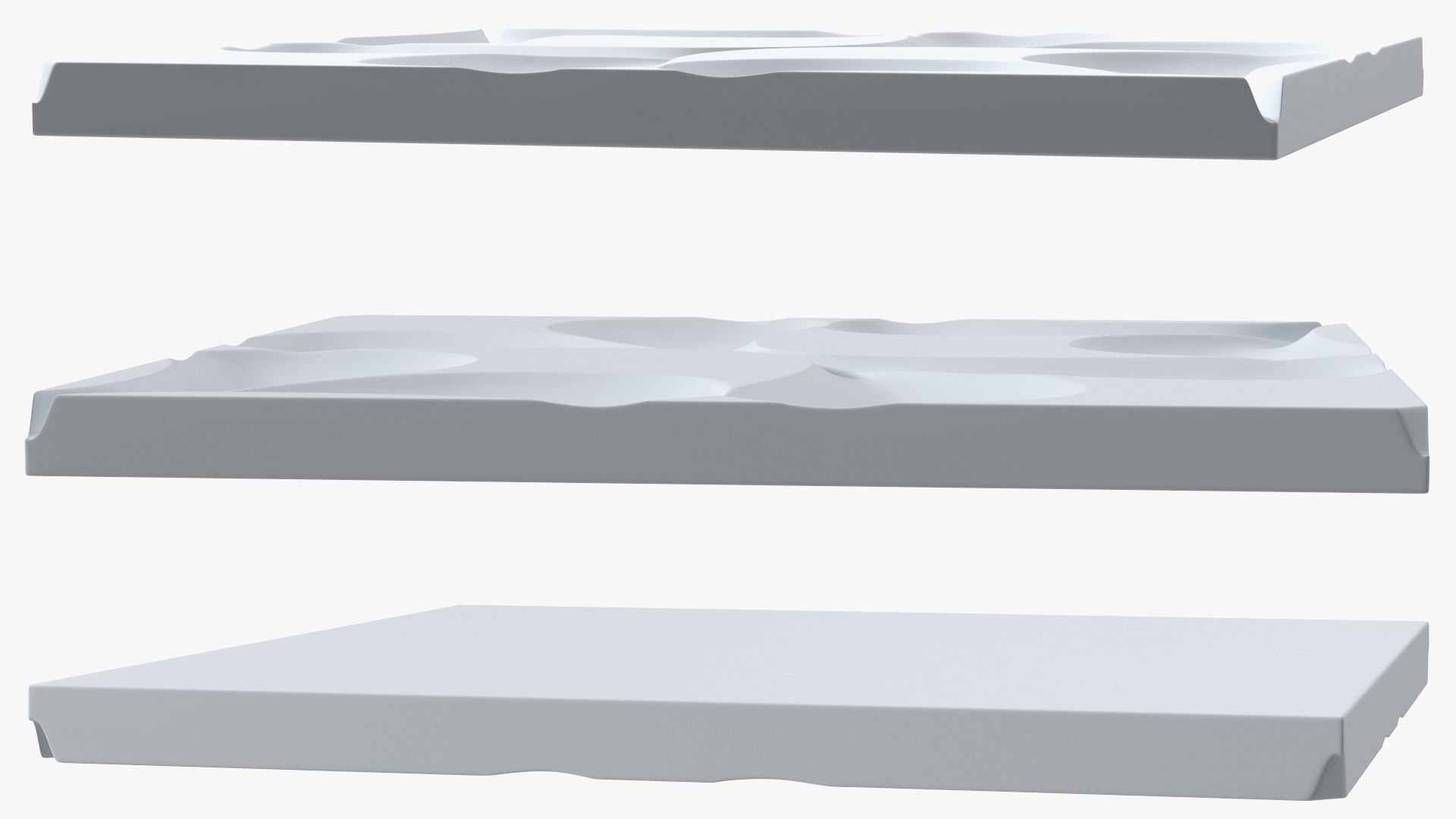 3D Wall Panel Drops Ceramic 3D Model - TurboSquid 1907957