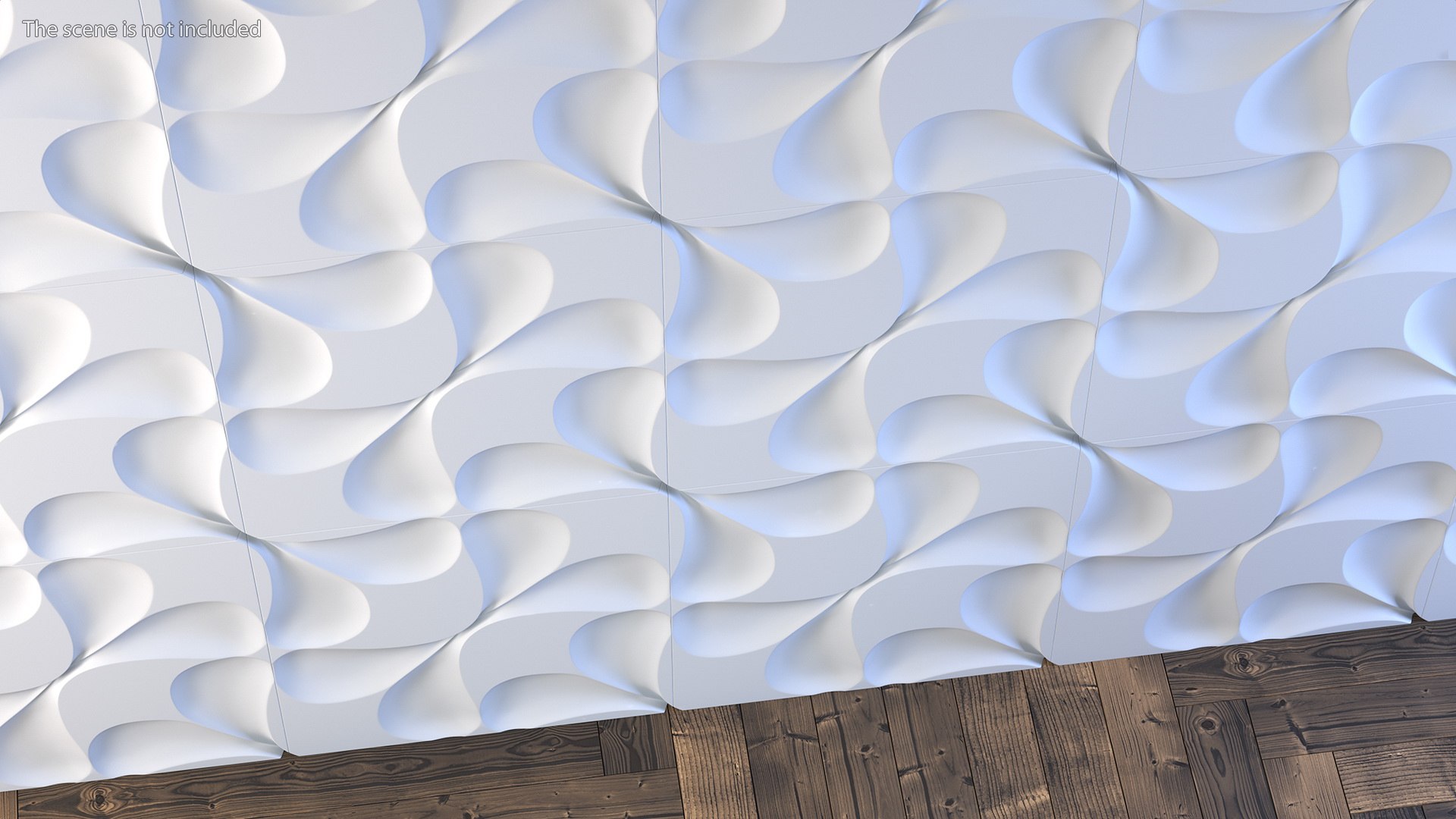 3D Wall Panel Drops Ceramic 3D Model - TurboSquid 1907957