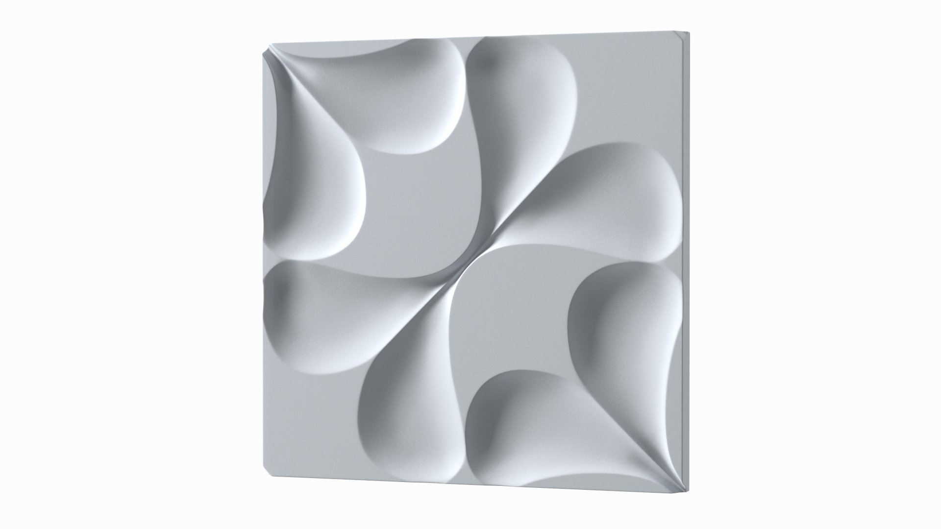 3D Wall Panel Drops Ceramic 3D Model - TurboSquid 1907957