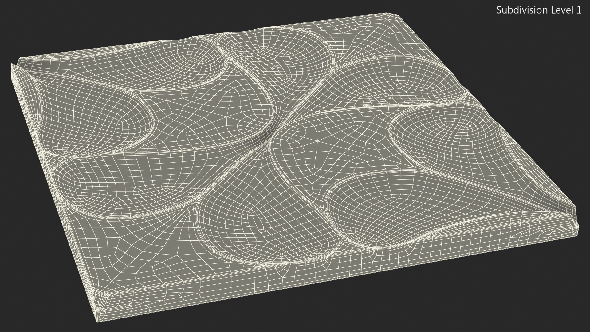 3D Wall Panel Drops Ceramic 3D Model - TurboSquid 1907957