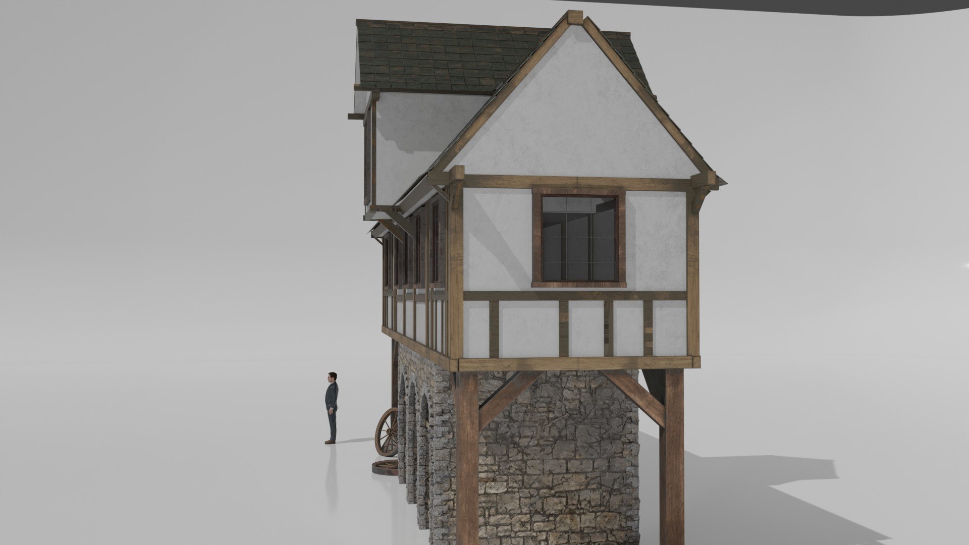 Medieval Building Model - TurboSquid 2412247