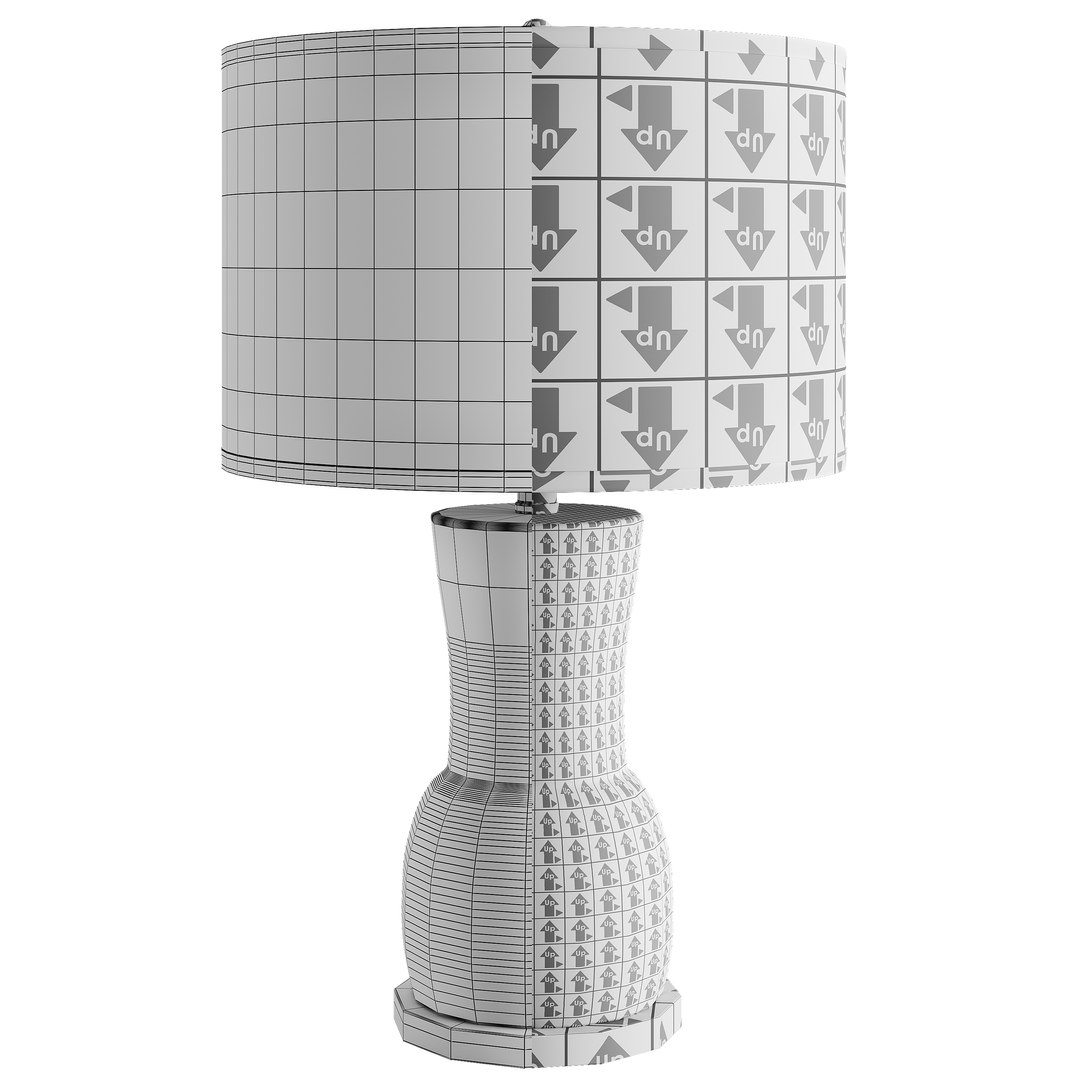 Jamie Young Estel Table Lamp 3D Model - TurboSquid 1955935