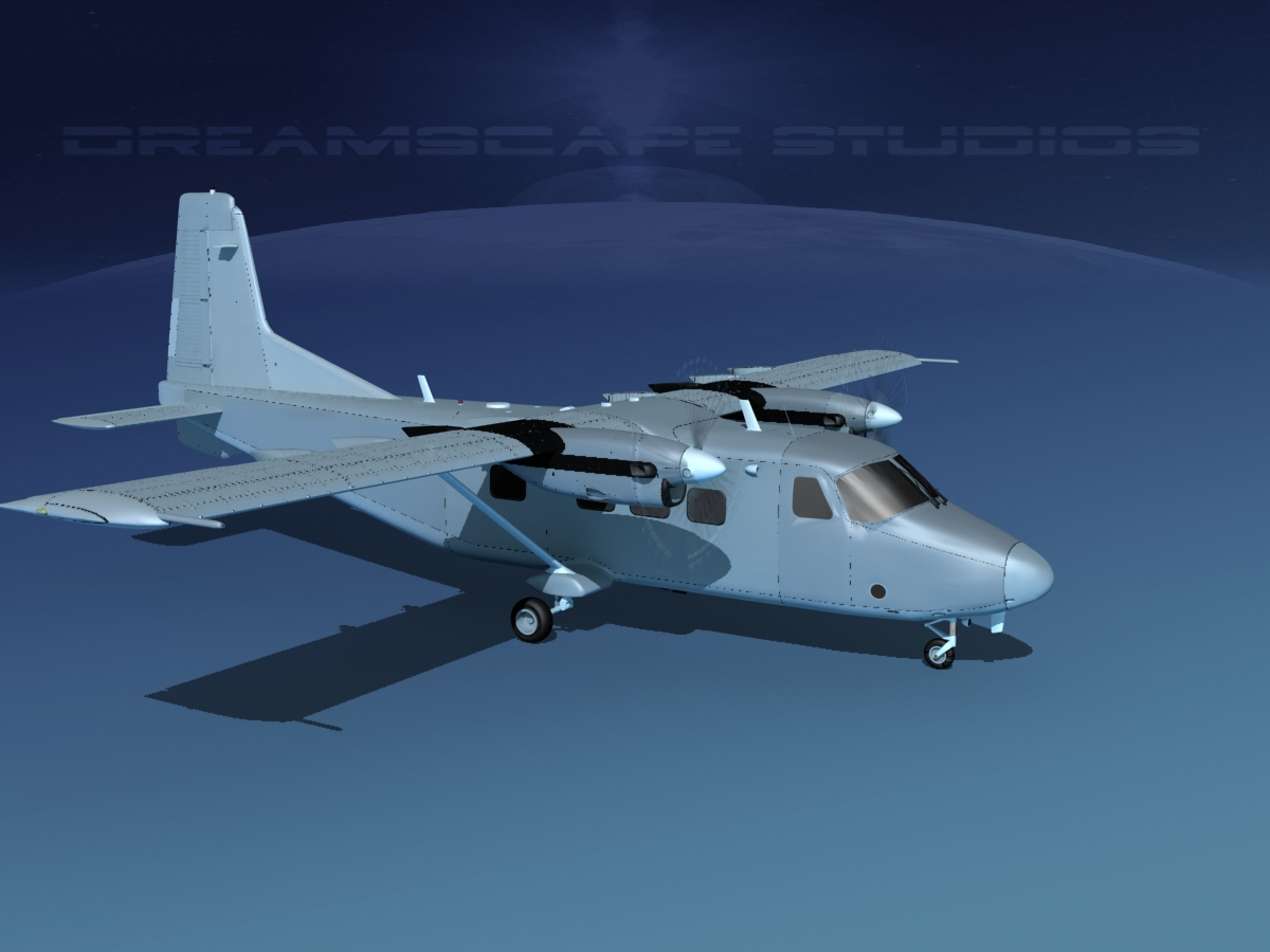 Aircraft harbin y-12 ii 3D model - TurboSquid 1154228