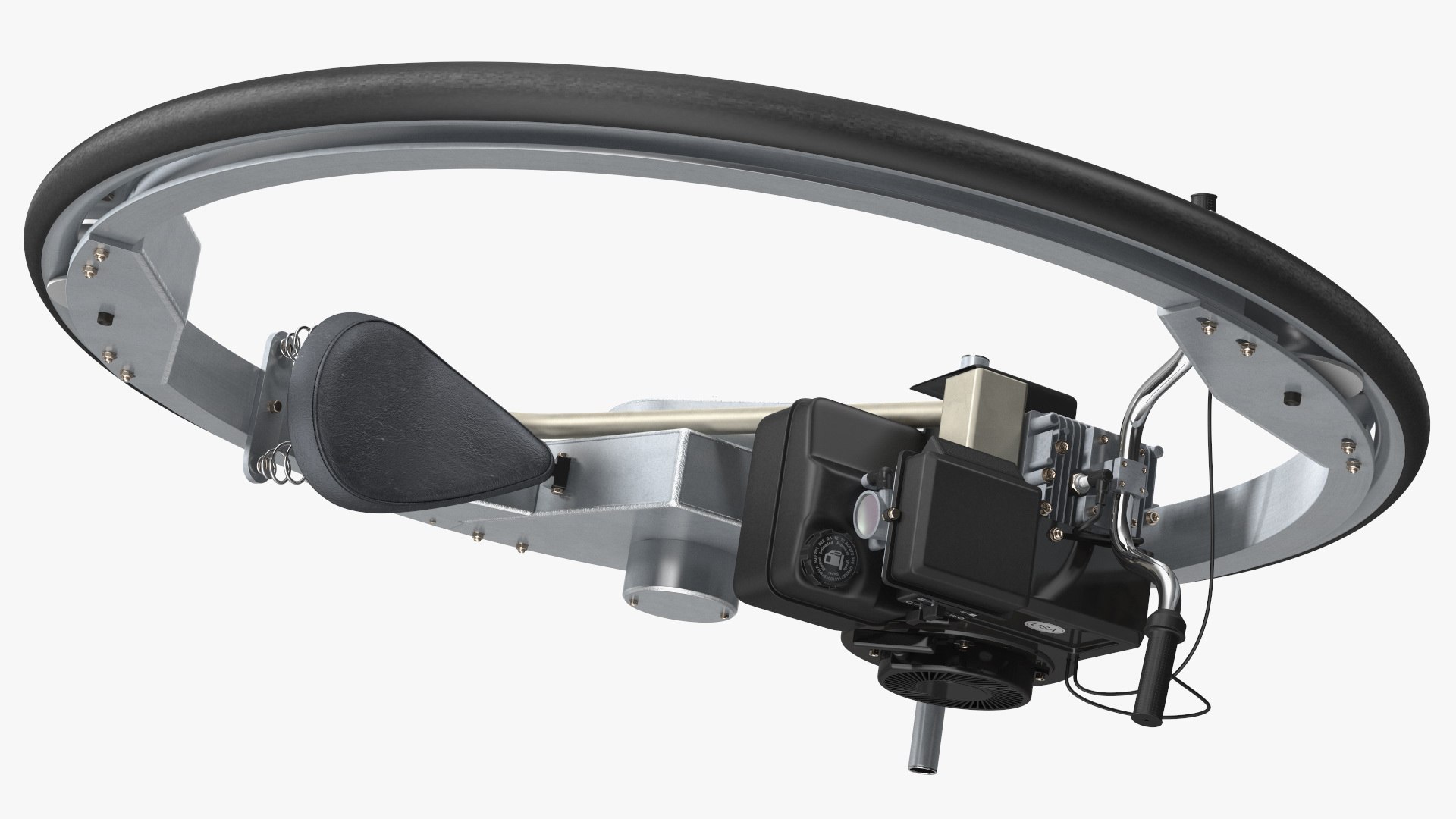 Motorized Monocycle Rigged for Cinema 4D 3D model - TurboSquid 1882704