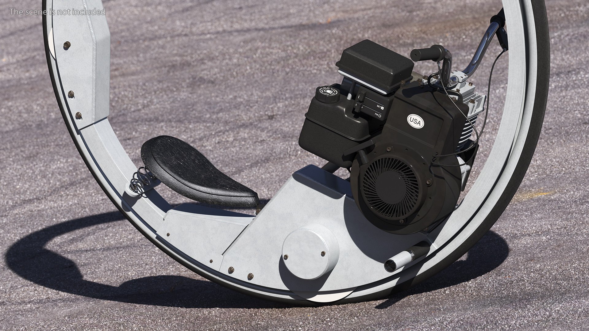 Motorized Monocycle Rigged For Cinema 4D 3D Model - TurboSquid 1882704