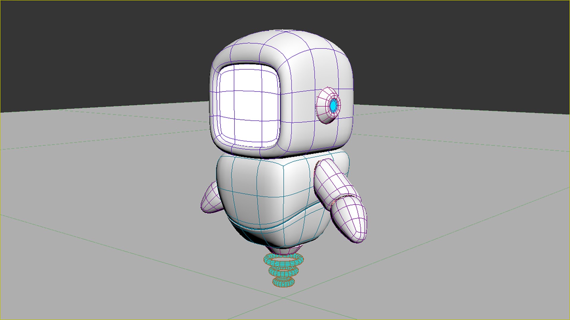 Cute Robot Cyborg 3D - TurboSquid 1895486