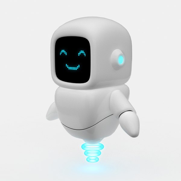 Cute Robot Cyborg 3D - TurboSquid 1895486