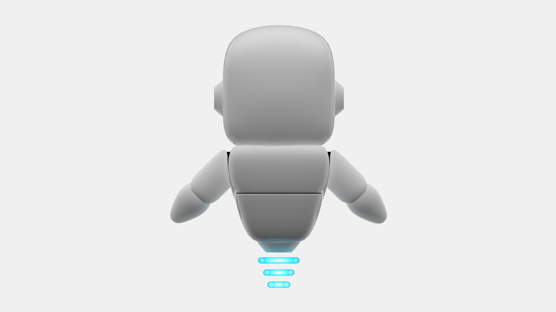Cute Robot Cyborg 3D - TurboSquid 1895486
