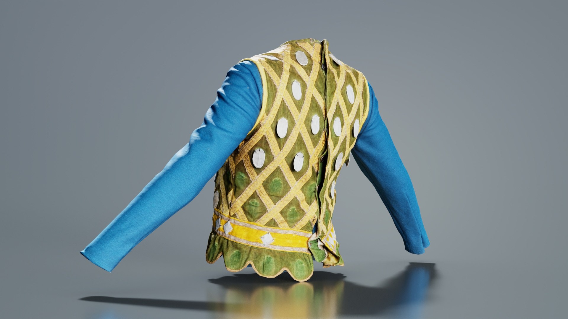 Plated Dress Remastered 3D Model - TurboSquid 2359957