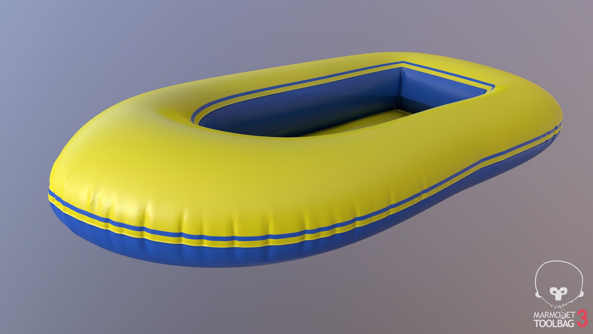 Inflatable Dinghy 3D Model - TurboSquid 1828915
